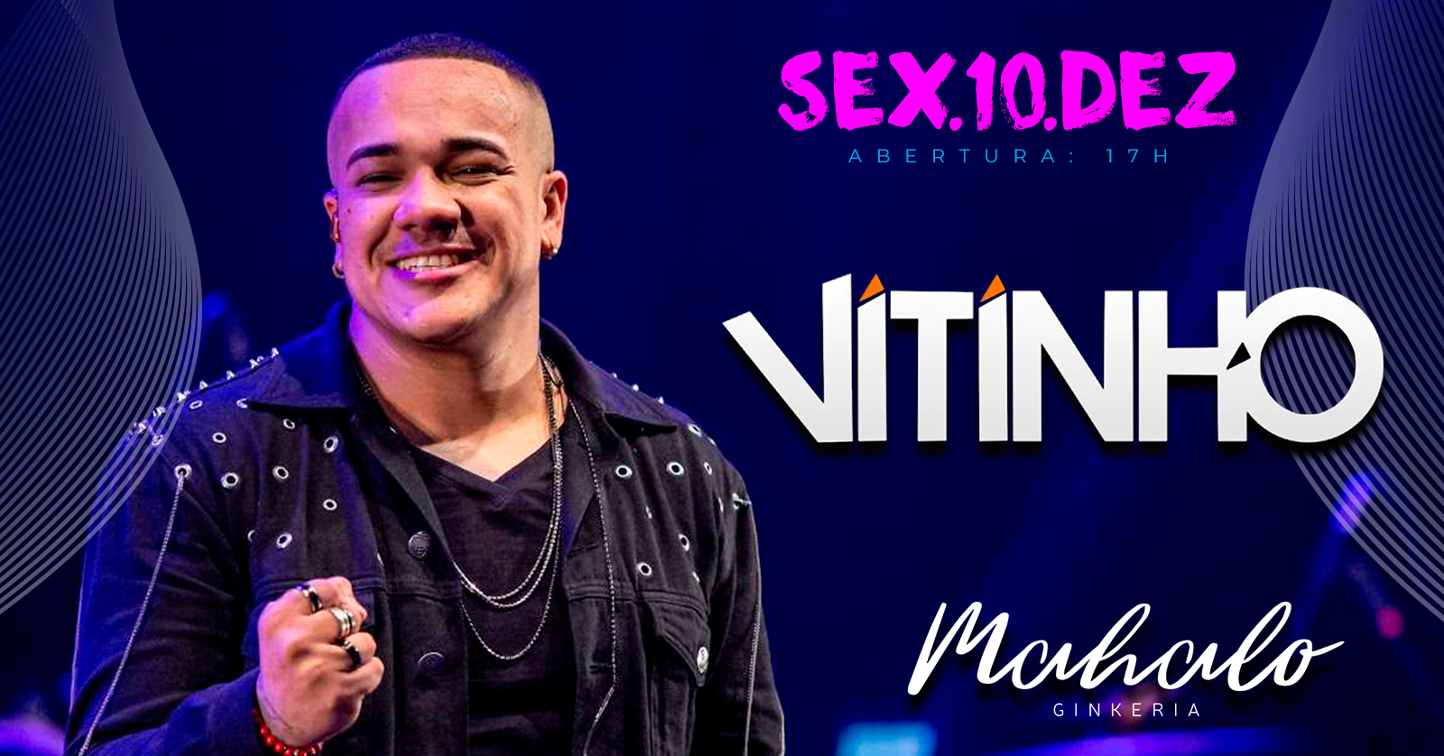 VITINHO AO VIVO - 1º VEZ NA MAHALO em Nova Iguaçu - Sympla