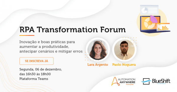 RPA Transformation Forum - online - Sympla