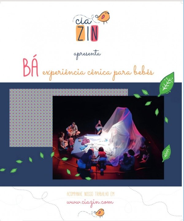Bá: experiência cênica para bebês 5/12 -12h em São Paulo - Sympla
