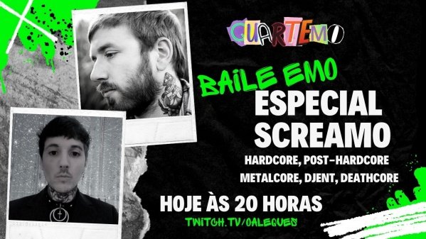 BAILE EMO: Especial SCREAMO - online - Sympla