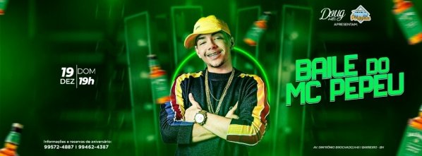 BAILE DO MC PEPEU - DOMINGO - MC PEPEU em Belo Horizonte - Sympla