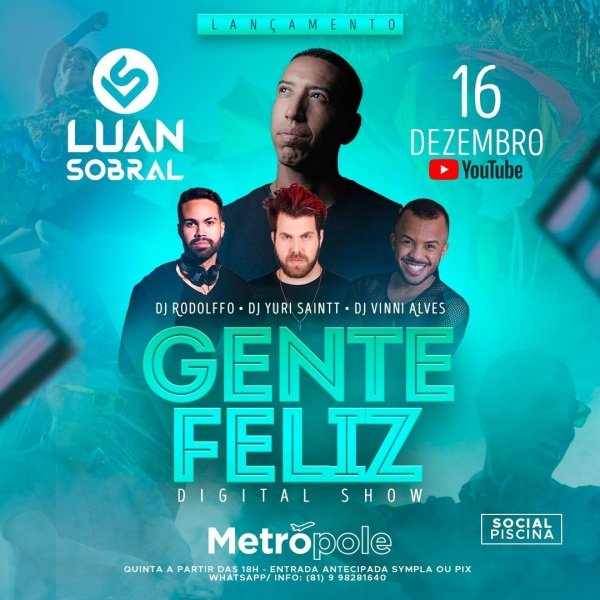 QUINTOU - Gente Feliz com Luan Sobral em Recife - Sympla