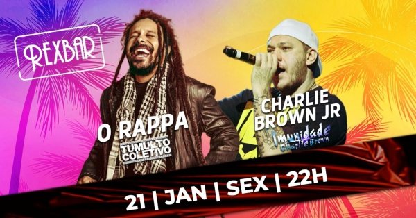 O Rappa (SE) vs Charlie Brown Jr (BA) em Maceió - Sympla