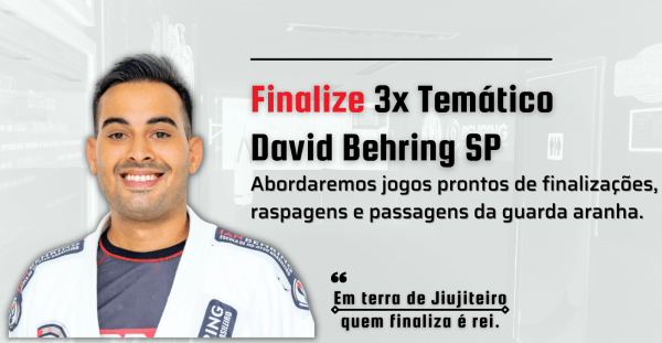 Finalize 3x - David Behring Jiu Jitsu em São Paulo - Sympla