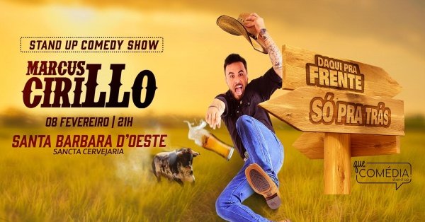 MARCUS CIRILLO COM SHOW INÉDITO - Santa Barbara dOeste - STAND UP ...