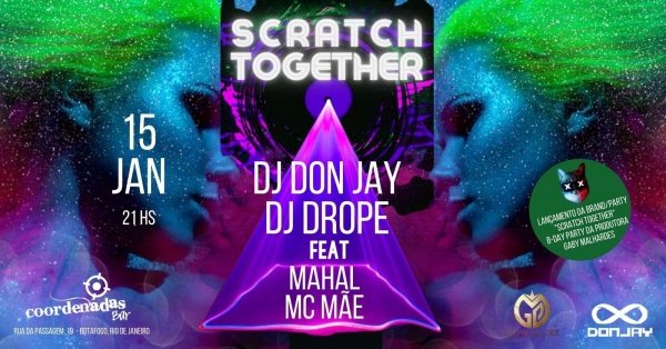 SCRATCH TOGETHER em Rio de Janeiro - Sympla