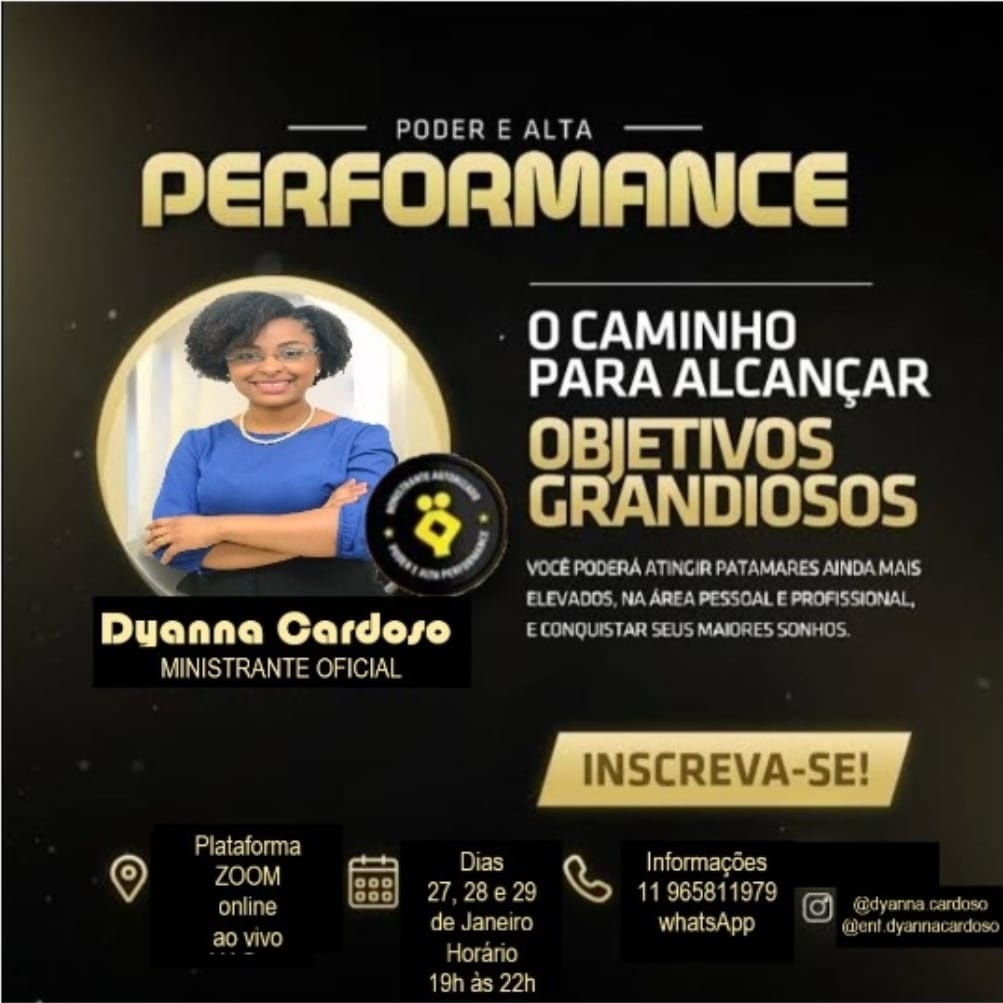 Curso PODER E ALTA PERFORMANCE - online - Sympla