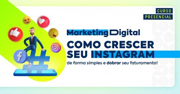 Curso de Marketing Digital - Como crescer no Instagram de Forma Prática ...