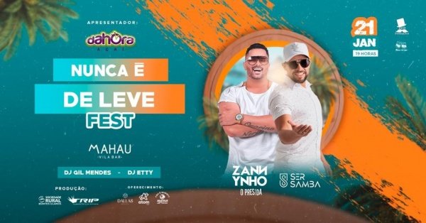 NUNCA É DE LEVE FEST em Montes Claros - Sympla NUNCA É DE LEVE FEST em Montes Claros - Sympla
