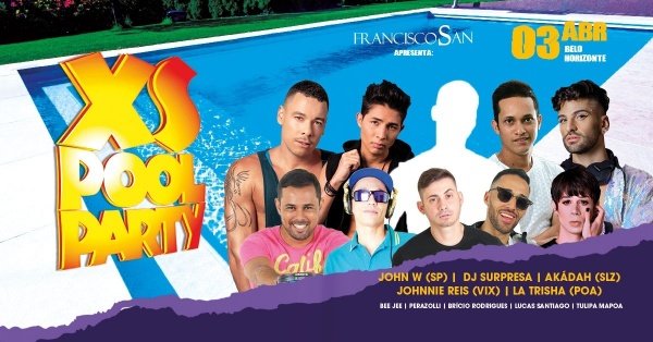 XS Pool Party - 10th Edition em Belo Horizonte - Sympla