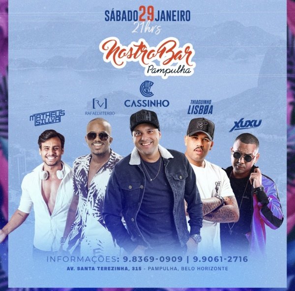 Sábado do Nostro Bar Pampulha em Belo Horizonte - Sympla