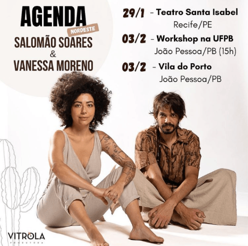 Salomão Soares e Vanessa Moreno em João Pessoa - Sympla