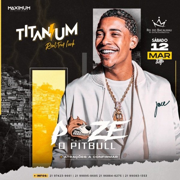 MC POZE + ATRAÇÕES - TITANIUM REAL.TRAP.FUNK em Duque de Caxias - Sympla
