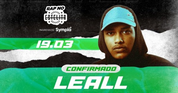 Rap no Estelita com LEALL em Recife - Sympla