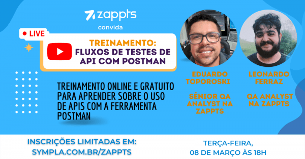 Treinamento Fluxos De Testes De Api Com Postman Online Sympla