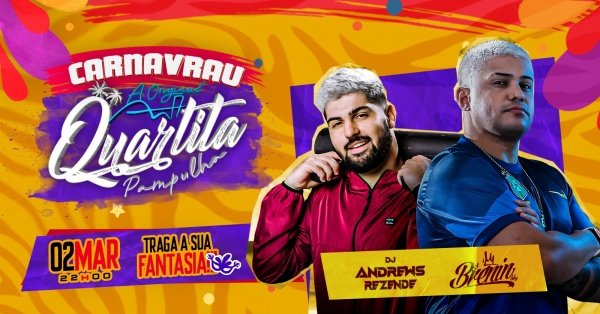 Quartita da Pampulha A Original em Belo Horizonte - Sympla