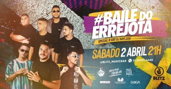 Baile do Errejota em Lauro de Freitas - Sympla