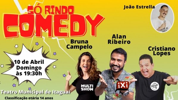 SÓ RINDO COMEDY / DOMINGO 19:30H em Itaguaí - Sympla