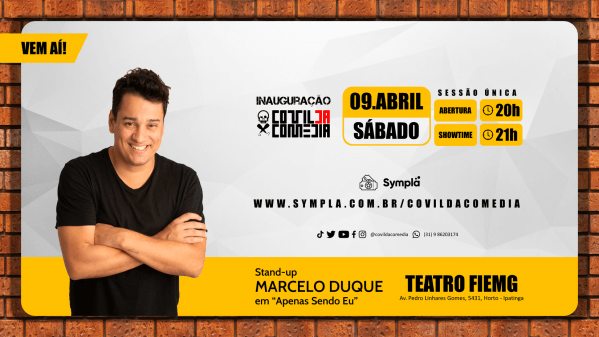 Inauguração Covil da Comédia - Stand-Up Marcelo Duque em Apenas Sendo ...