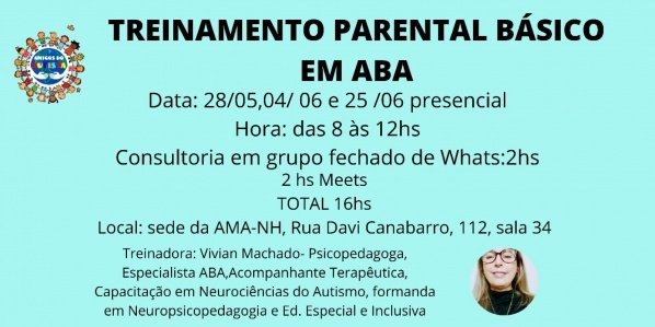 TREINAMENTO PARENTAL BÁSICO EM ABA em Novo Hamburgo - Sympla