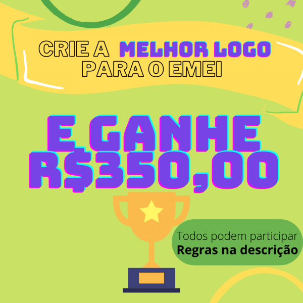 Crie a melhor logo para o EMEI e GANHE R$350,00 - online - Sympla