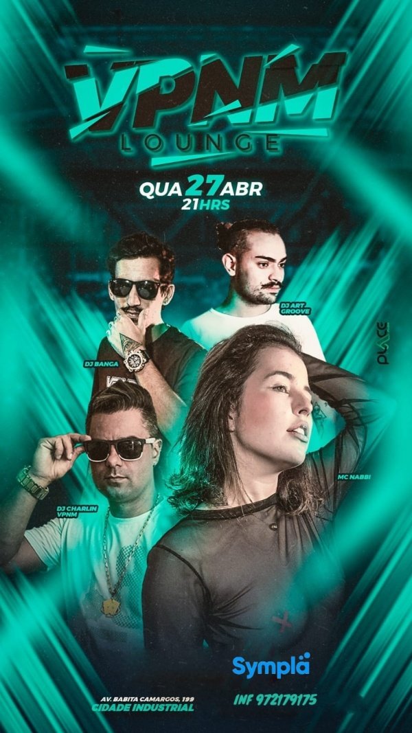 VPNM Lounge em Contagem - Sympla
