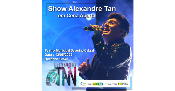 Alexandre Tan em Cena Aberta em Campina Grande - Sympla