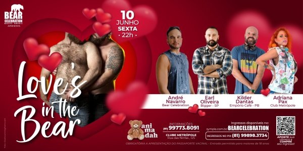 Love's in the Bear em Recife - Sympla