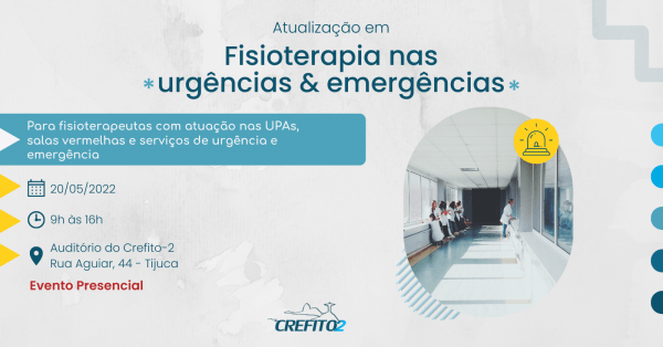 Fisioterapia nas Urgências e Emergências em Rio de Janeiro - Sympla