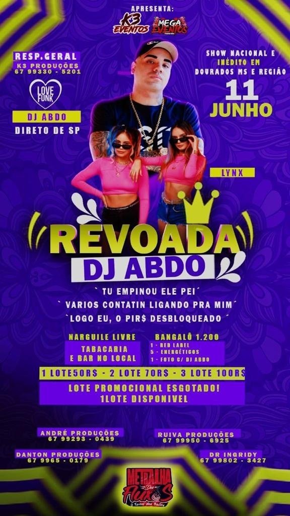 Revoada Do DJ Abdo em Dourados - Sympla