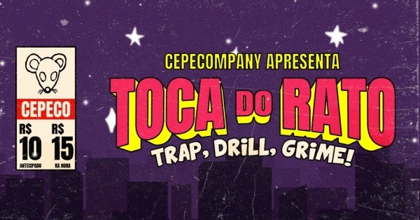 TOCA DO RATO em Manaus - Sympla