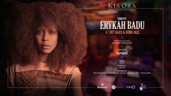 Erykah Badu Tribute com Joy Sales e Atrio Jazz | Jazz Mansion at Kia ...