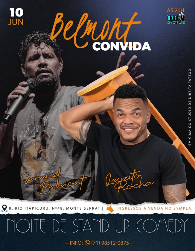 BELMONT CONVIDA - Leozito Rocha em Salvador - Sympla