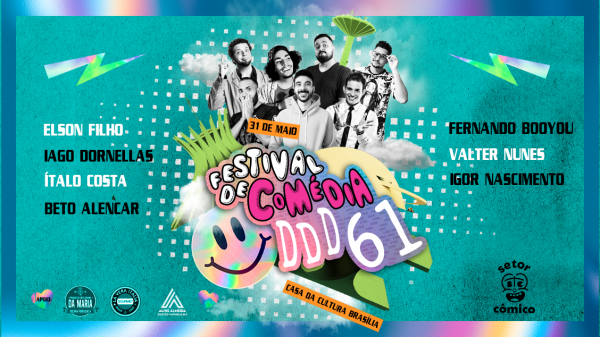 Festival de Comédia - DDD 61 em Brasília - Sympla