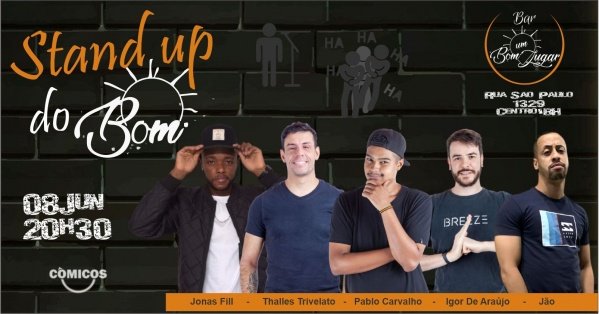 Stand up Do Bom em Belo Horizonte - Sympla