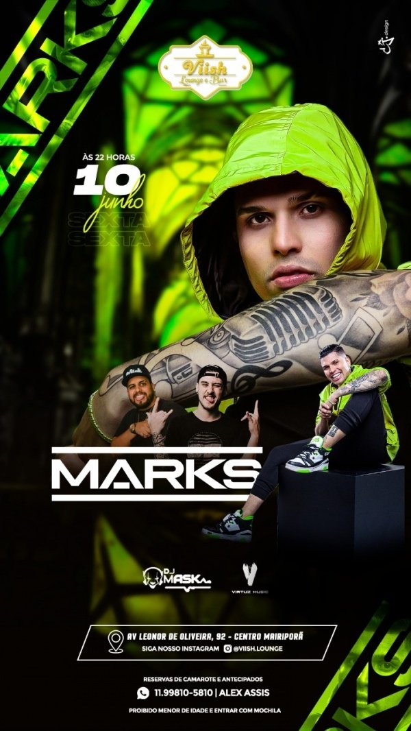 MC MARKS - 10Junho em Mairiporã - Sympla