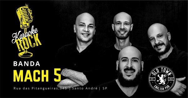 Karaokê Banda Mach 5 Santo André VIP até 19hrs em Santo André - Sympla
