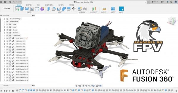 Introdução à Modelagem 3D com Autodesk Fusion360 para Drones de FPV ...