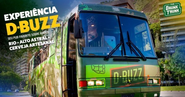 Experiência D-BUZZ o Pub sobre rodas do The Drunk Trunk em Rio de ...