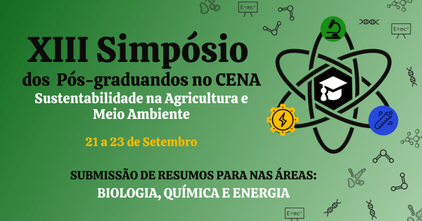 XIII Simpósio dos Pós-Graduandos no CENA em Piracicaba - Sympla