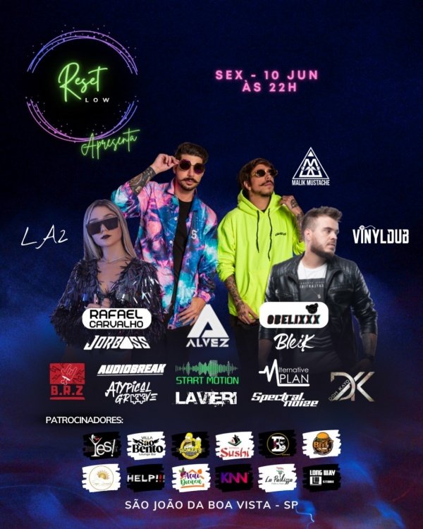 RESET LOW em São João da Boa Vista - Sympla