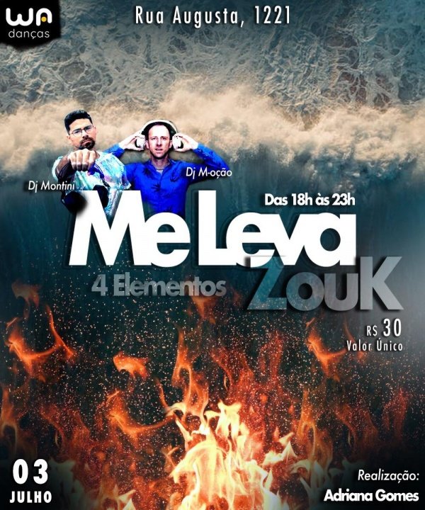 ME LEVA ZOUK em São Paulo - Sympla