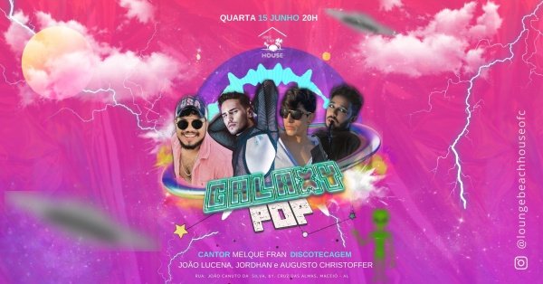 Galaxy Pop em Maceió - Sympla