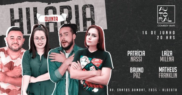 Quinta Hilária - Bruno Paz, Patrícia Nassi, Matheus Franklin e Laíza ...