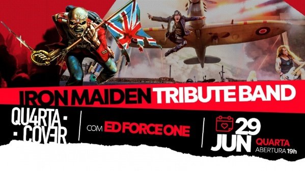 Ed Force One | Iron Maiden Tribute Band em Jundiaí - Sympla