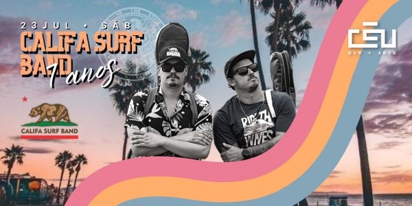Califa Surf Band 7 Anos em Porto Alegre - Sympla