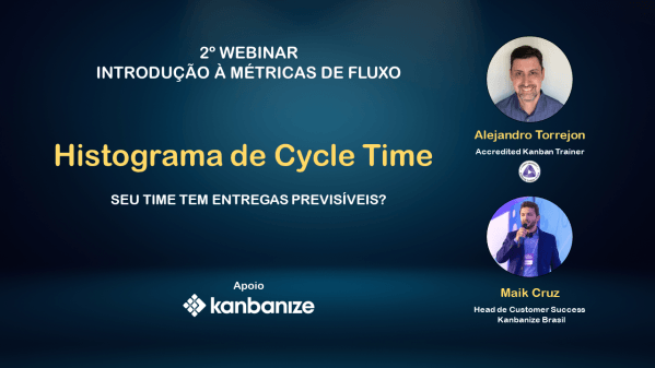 Introdução à Métricas de Fluxo - Histograma de Cycle Time - online - Sympla