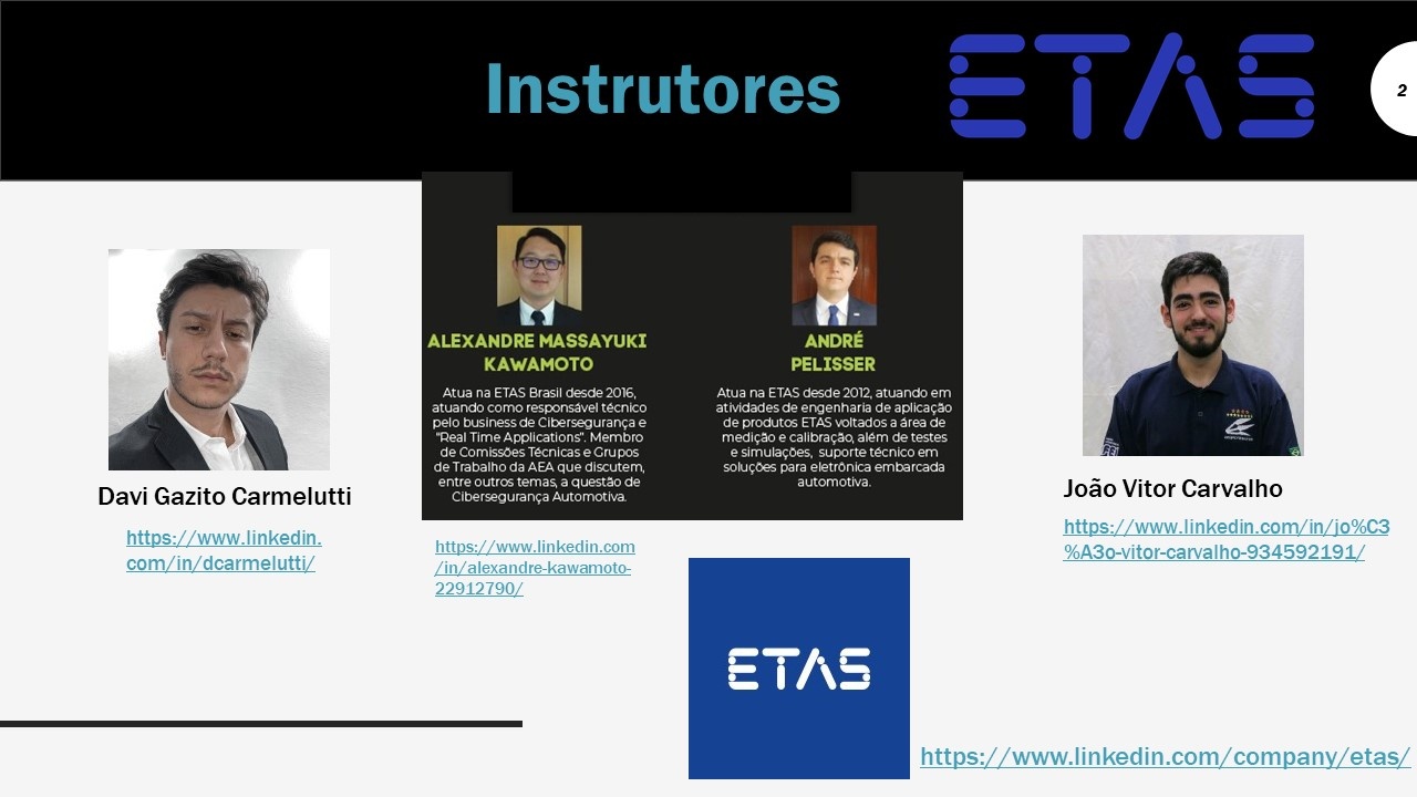 Curso REDES CAN da ETAS - online - Sympla