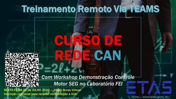 Curso REDES CAN da ETAS - online - Sympla