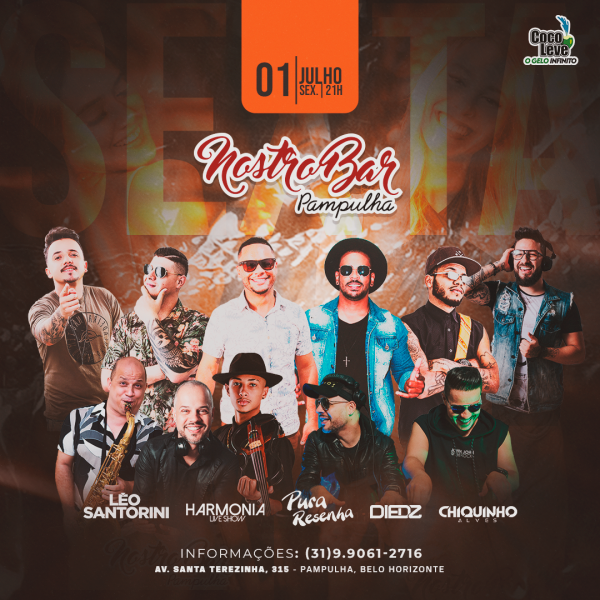 Sextou Nostro Bar Pampulha em Belo Horizonte - Sympla